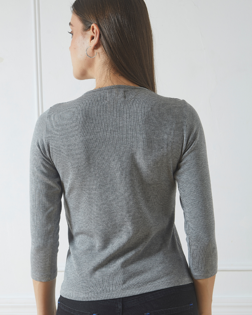 POLO TWIST GRIS - LAGOM