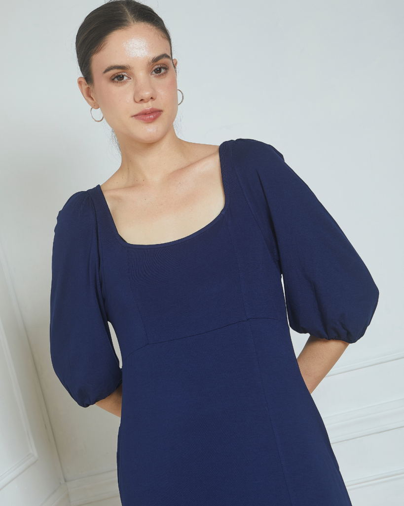 VESTIDO LOVE AZUL - LAGOM
