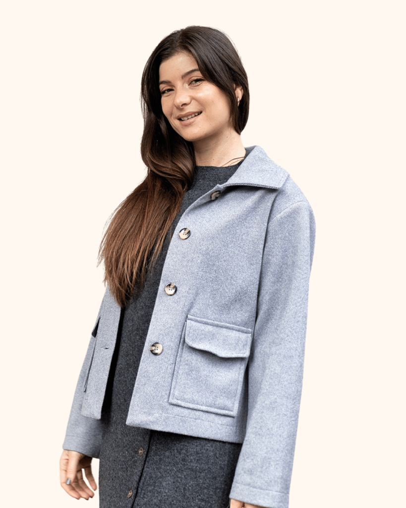 ABRIGO LONDON GRIS - LAGOM
