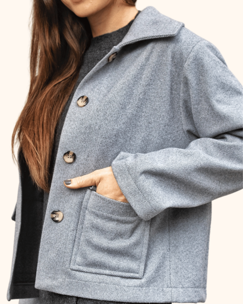 ABRIGO LONDON GRIS - LAGOM